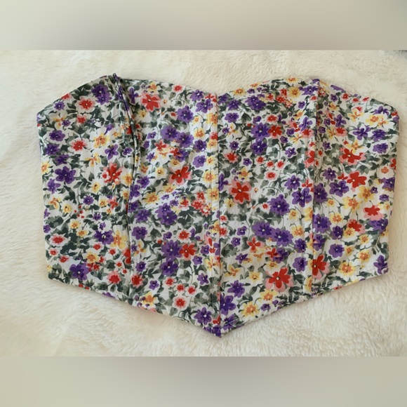 PacSun | Tops | Pacsun Floral Corset Top | Poshmark